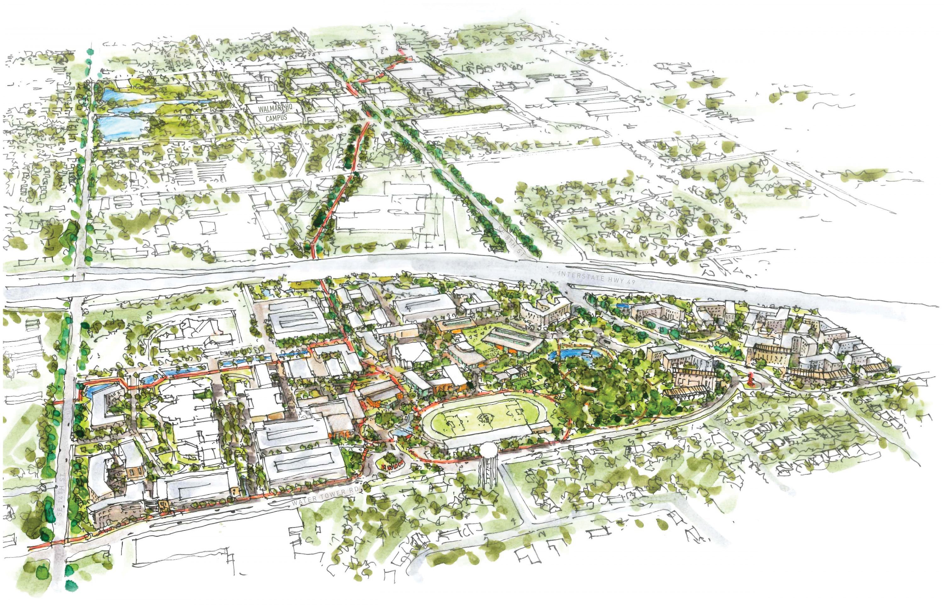 NorthWest Arkansas Community College Campus Master Plan Approved — Lake Flato