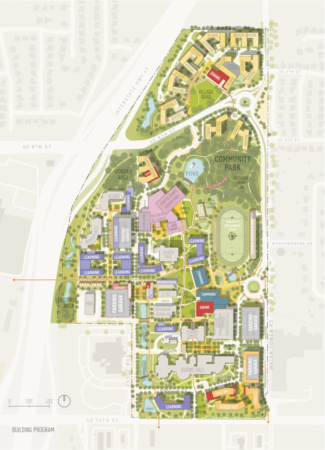 NorthWest Arkansas Community College Campus Master Plan Approved — Lake Flato